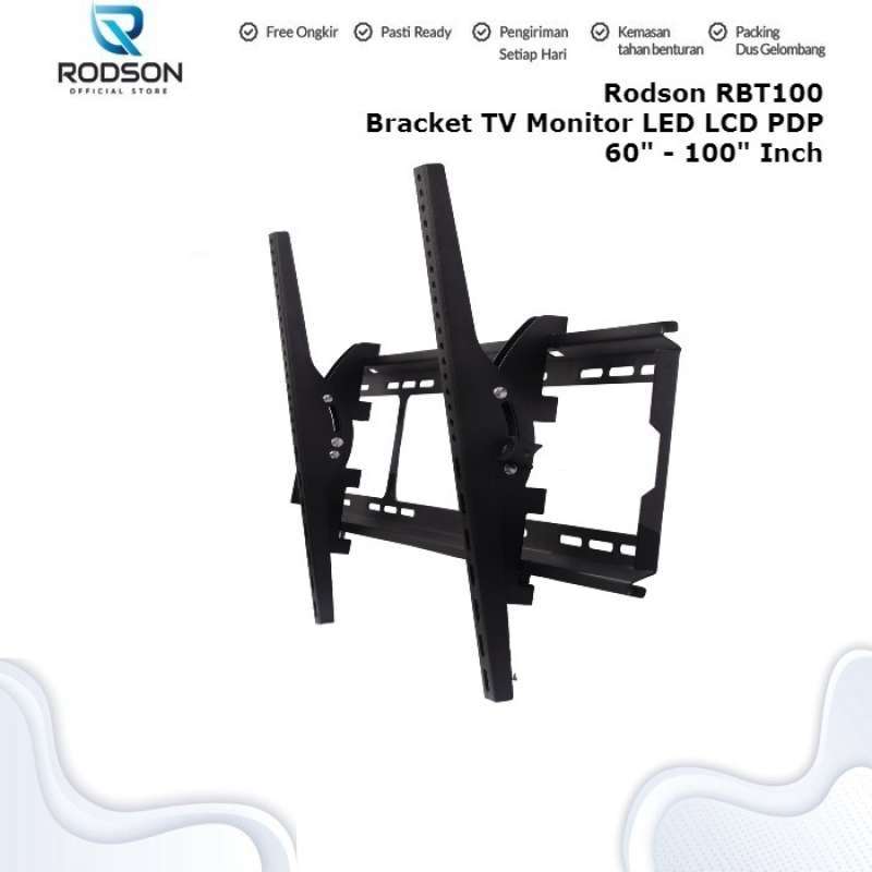 Jual Rodson Bracket Tv Monitor Led Lcd Pdp Rbt100 60-100 Inch Wall ...