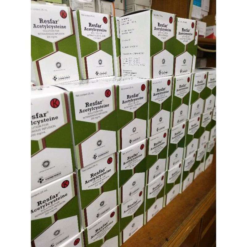 Jual Resfar ( Acetylcestein) 200mg Injeksi Box di Seller Apotik sekawan ...