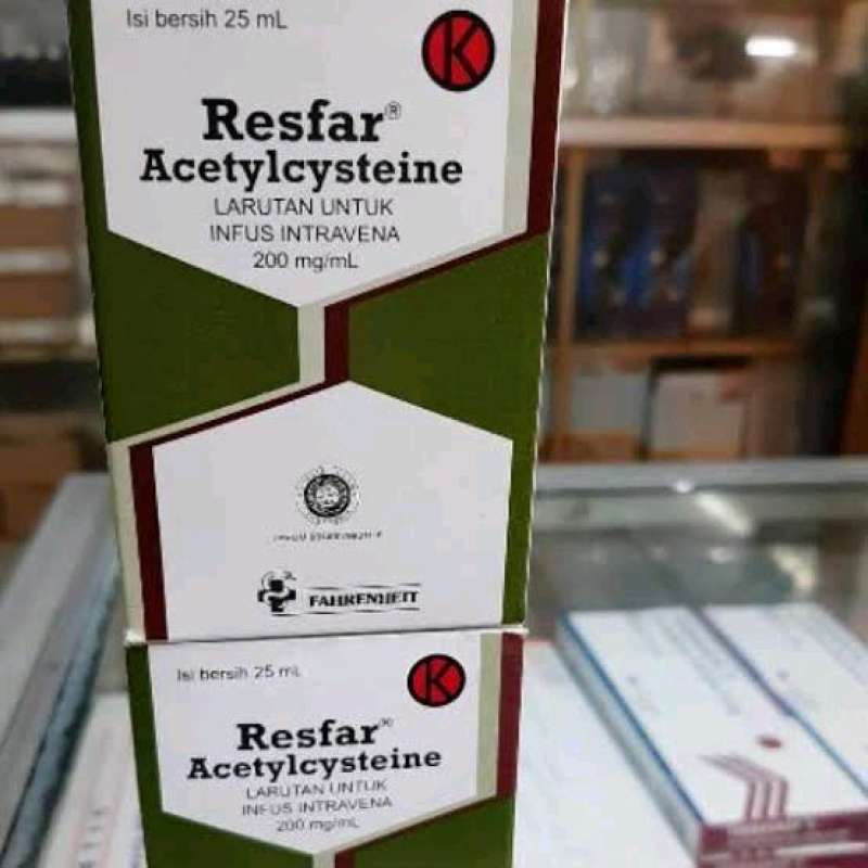 Jual Resfar Acetylcestein 200mg Injeksi Box Di Seller Apotik Sekawan Kayu Manis Kota