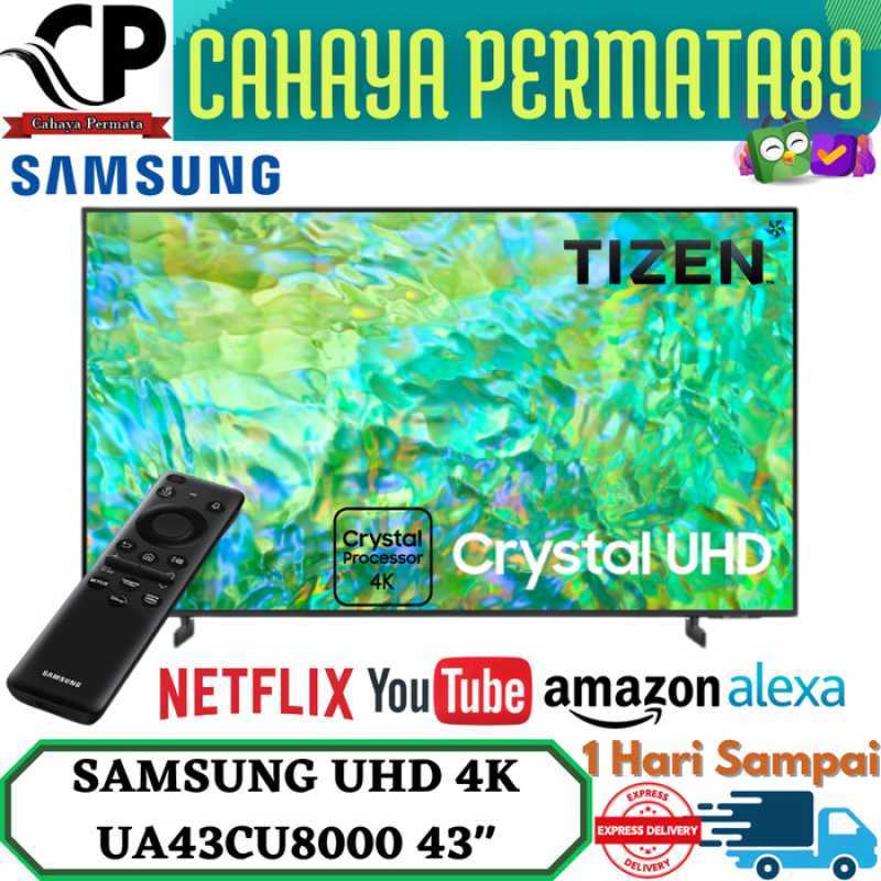 Promo 43Cu8000 - Smart Tv 43 Inch Crystal Uhd 4K Hdr Ua43Cu8000Kxxd ...