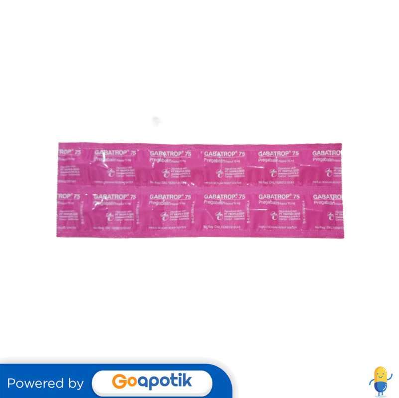 Jual Gabatrop 75 Mg Strip 10 Kapsul Di Seller Apotek Era Farma - Rawa ...