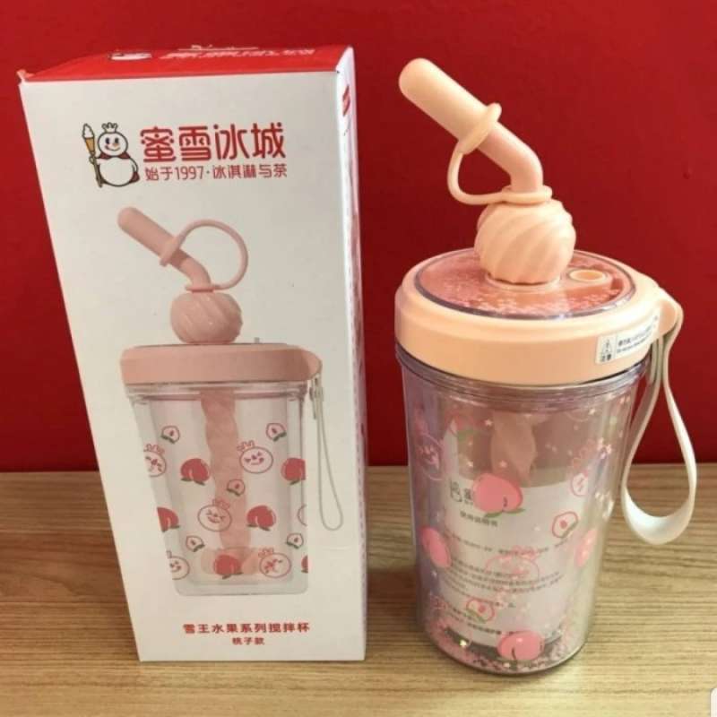 Promo Tumbler Mixue Bottle Minum Anak 500ml Botol Xuewang Snowking Lucu ...