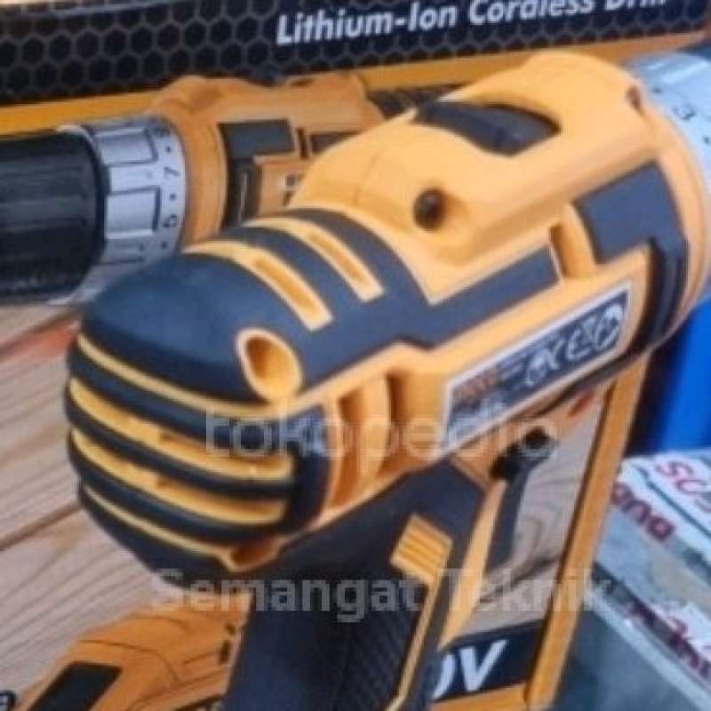 Jual Cdli2002 Dinamo Motor Cordless Drill Bor Besi Baterai 10mm 20v ...