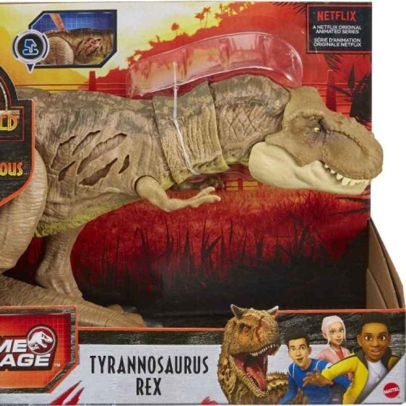 Promo MATTEL JURASSIC WORLD EXTREME DAMAGE TYRANNOSAURUS REX Diskon 50% ...