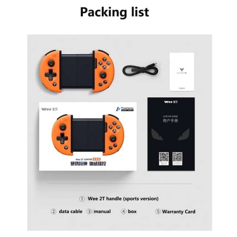 Promo FLYDIGI WEE 2T MOBILE GAMING GAMEPAD BLUETOOTH JOYSTICK PUBG ...