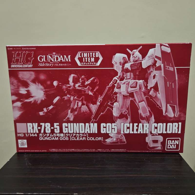 Jual Gunpla Bandai Hg Gundam G05 Clear Color Langka Di Seller Alghie ...