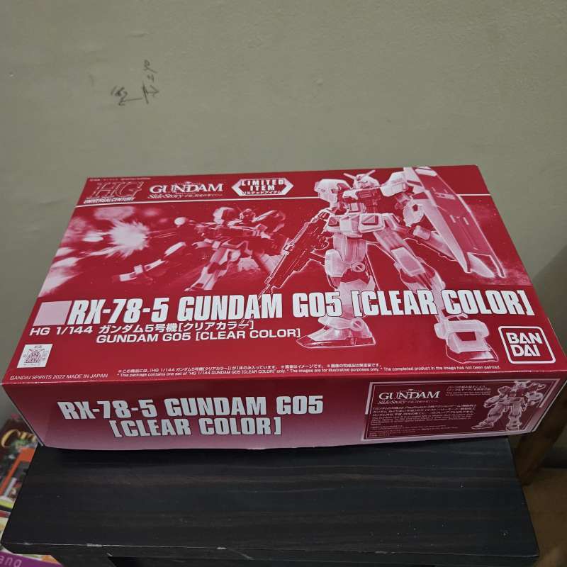 Jual Gunpla Bandai Hg Gundam G05 Clear Color Langka Di Seller Alghie ...