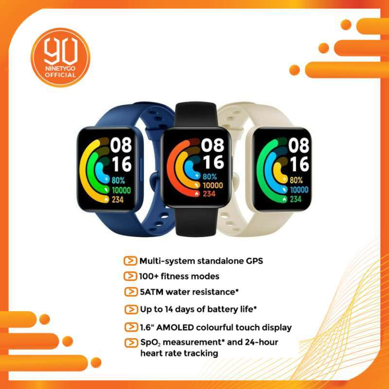 Jual Poco Watch Versi Global 1.6 ''layar Amoled 14 Hari Baterai Gps ...