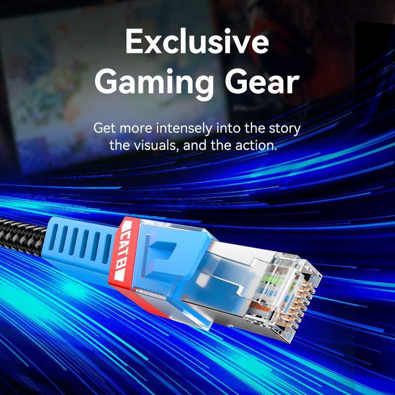 Promo Vention Kabel Lan Cat8 Cat.8 40gbps Rj45 Sftp Gaming Patch ...
