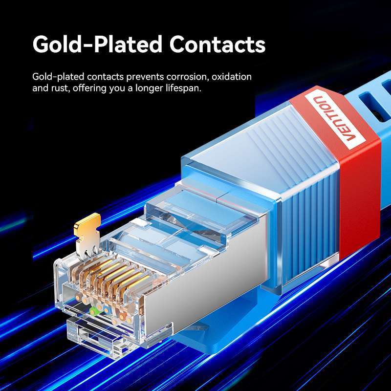 Promo Vention Kabel Lan Cat8 Cat.8 40gbps Rj45 Sftp Gaming Patch ...