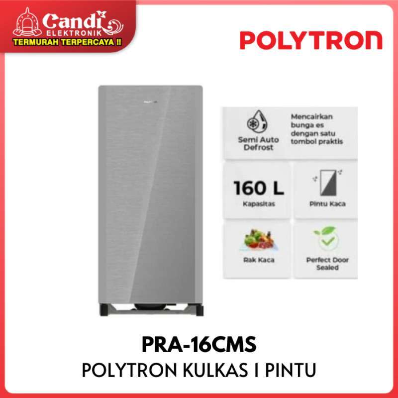 Promo Polytron Kulkas 1 Pintu 160 Liter Pra-16cms Diskon 15% Di Seller ...