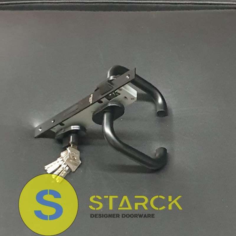 Promo Handel Pintu Frame Aluminium Kaca Starck Hitam Pintu Rangka Kecil ...