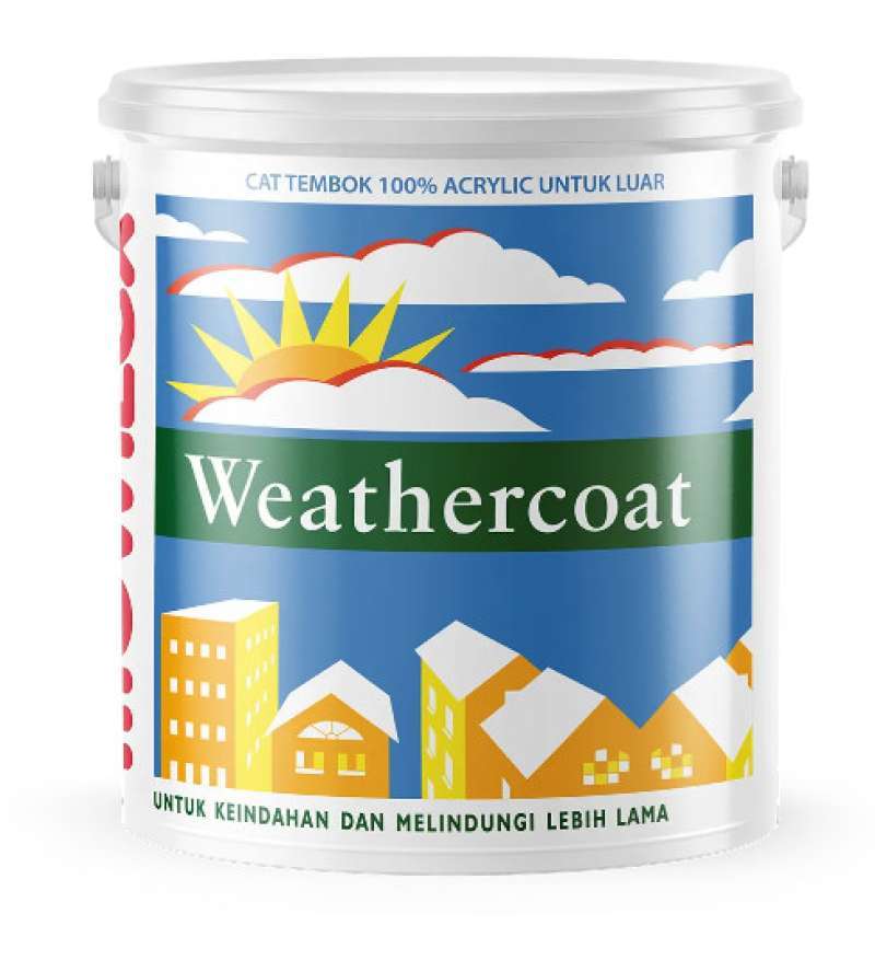 Promo Mowilex Weathercoat 2 5 Liter Cat Tembok Exterior Mowilex