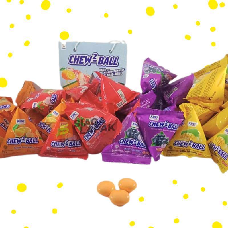 Jual Permen Chew Chew2 Ball Kino 1 Pak Isi 10 Candy Lunak Jadul Di ...