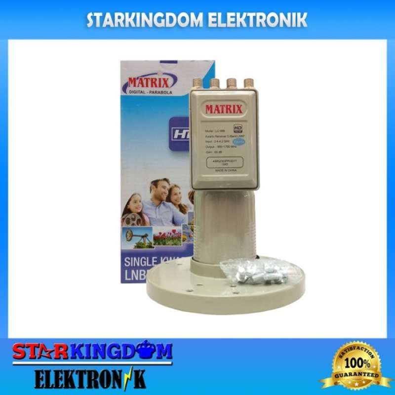 Promo Matrix Lc-999 Lnb C Band Quad Out 1 Satelit For 4 Receiver ...