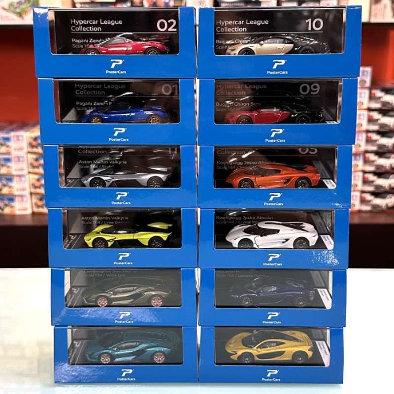 Promo SILAKAN BELI - Mobil Diecast PosterCars Real Car dengan Akrilik ...