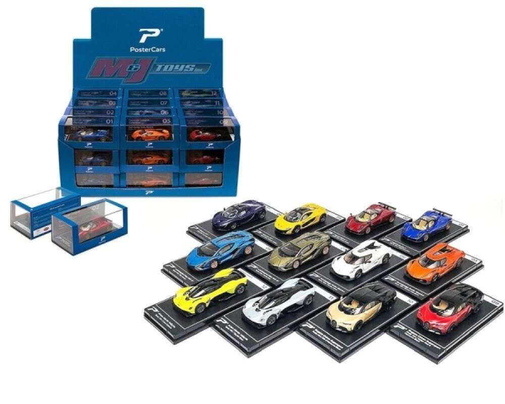 Promo SILAKAN BELI - Mobil Diecast PosterCars Real Car dengan Akrilik ...
