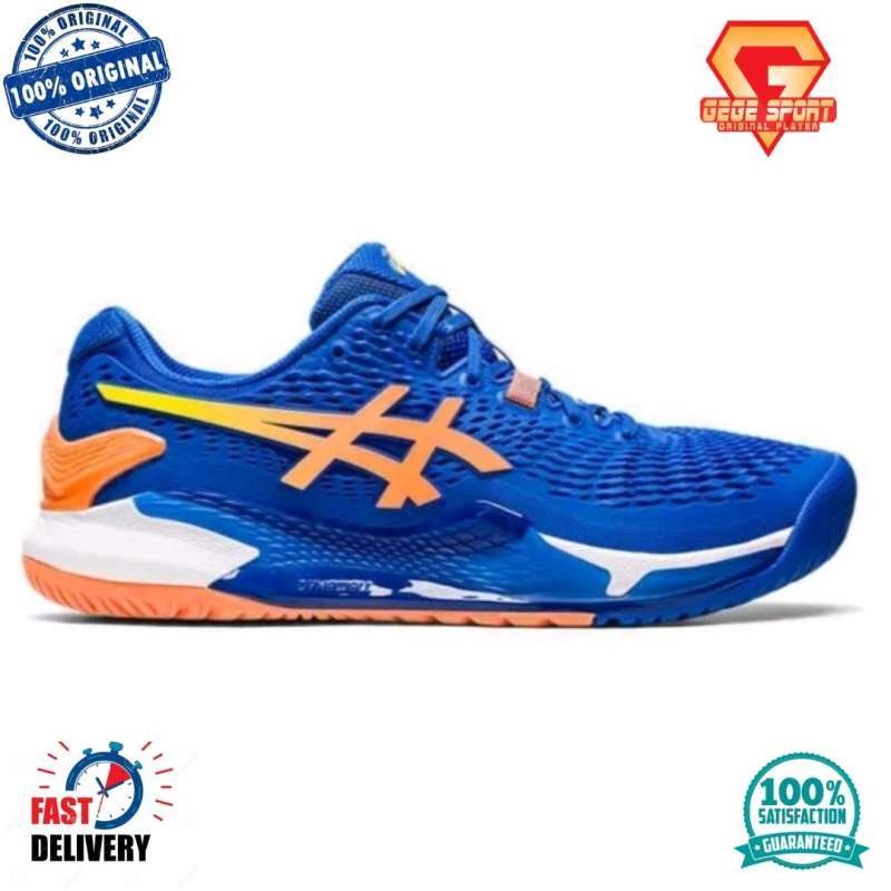 Jual Asics Gel Resolution 9 Tennis Shoes - Blue di Seller GEGE SPORT ...
