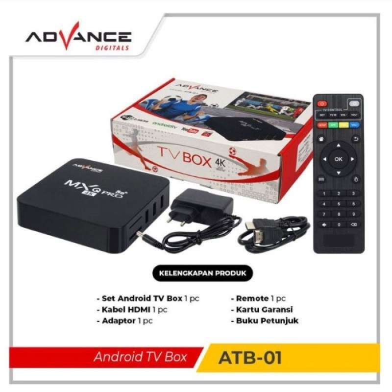 Promo ADVANCE ATB-01 Android TV BOX MXq 4K pro 4K Support Wifi Diskon ...