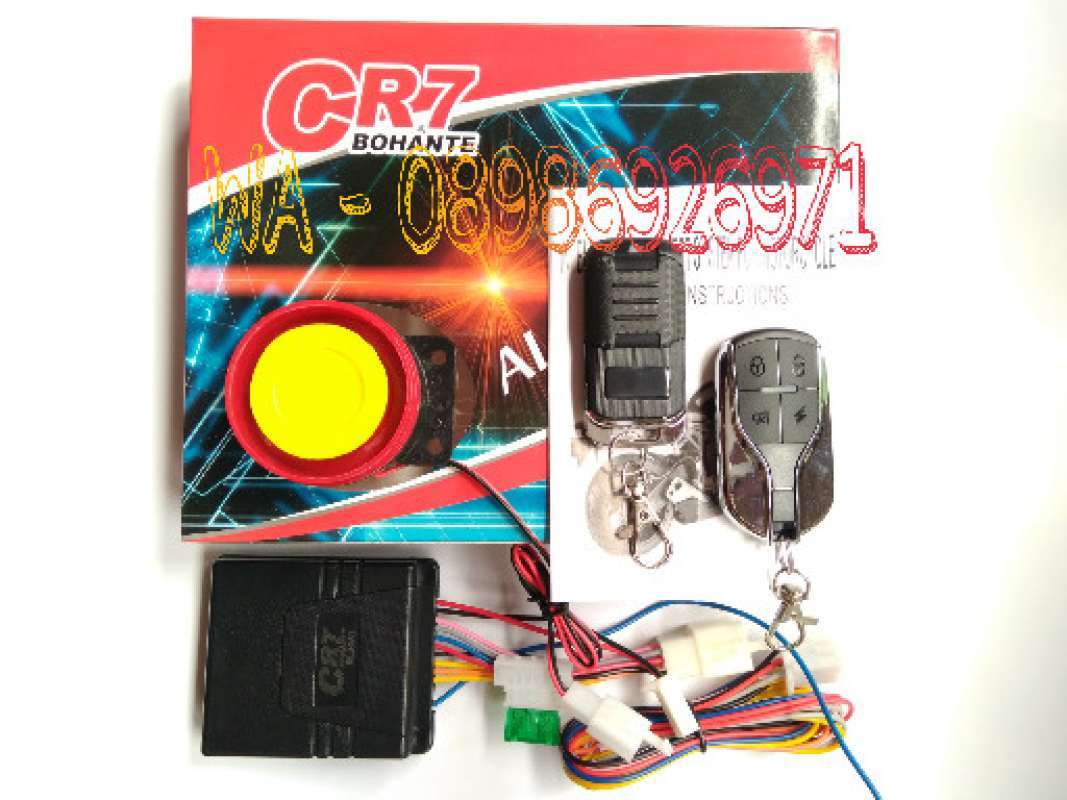 Promo New Alarm Motor Cr7 Bht Pnp Khusus Tinggal Colok Diskon 24% Di Seller Gasta Depn - Kebon ...