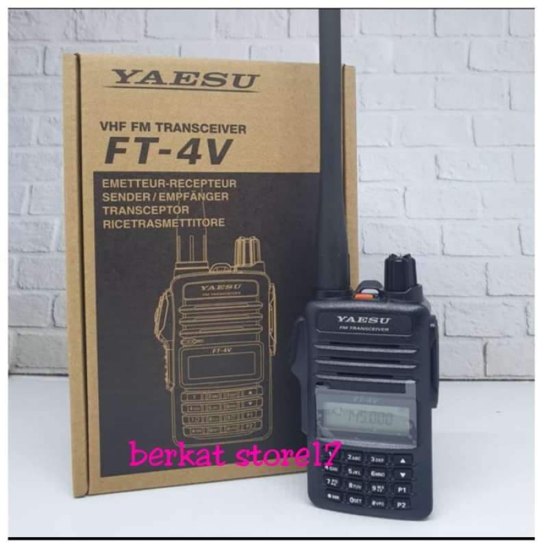 Promo HT YAESU FT 4V VHF Diskon 23% di Seller PT. Wakasa Pratama - Grogol, Kab. Ponorogo | Blibli