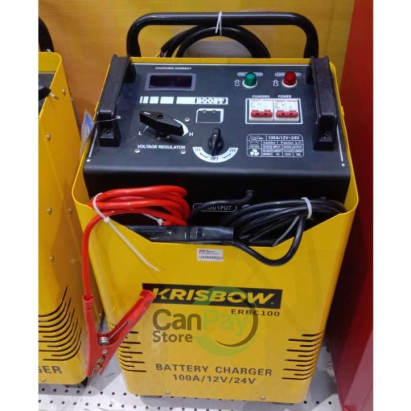 Jual Krisbow Charger Aki Mobil 100Ampere 12V/24V Baru di Seller ...