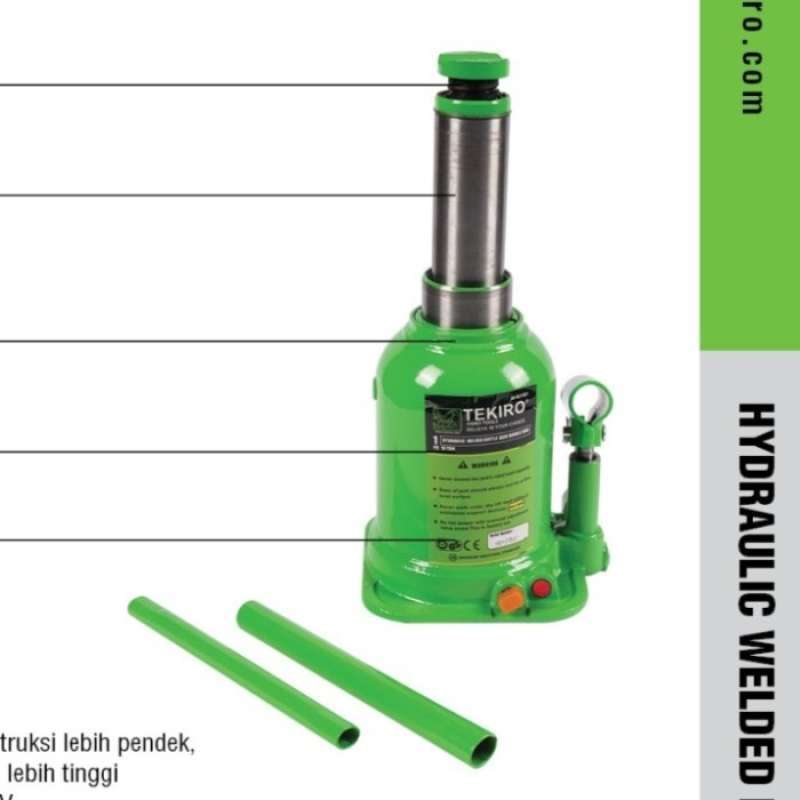 Promo Dongkrak Botol Welded Bottle Jack Type 2 Ram 2 Ton Tekiro Terbaik ...