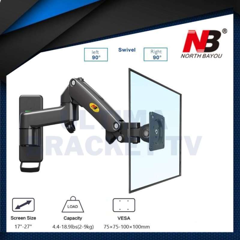 Promo Bracket tv Monitor Wall Mount Full Motion Articulating Swivel 17 ...