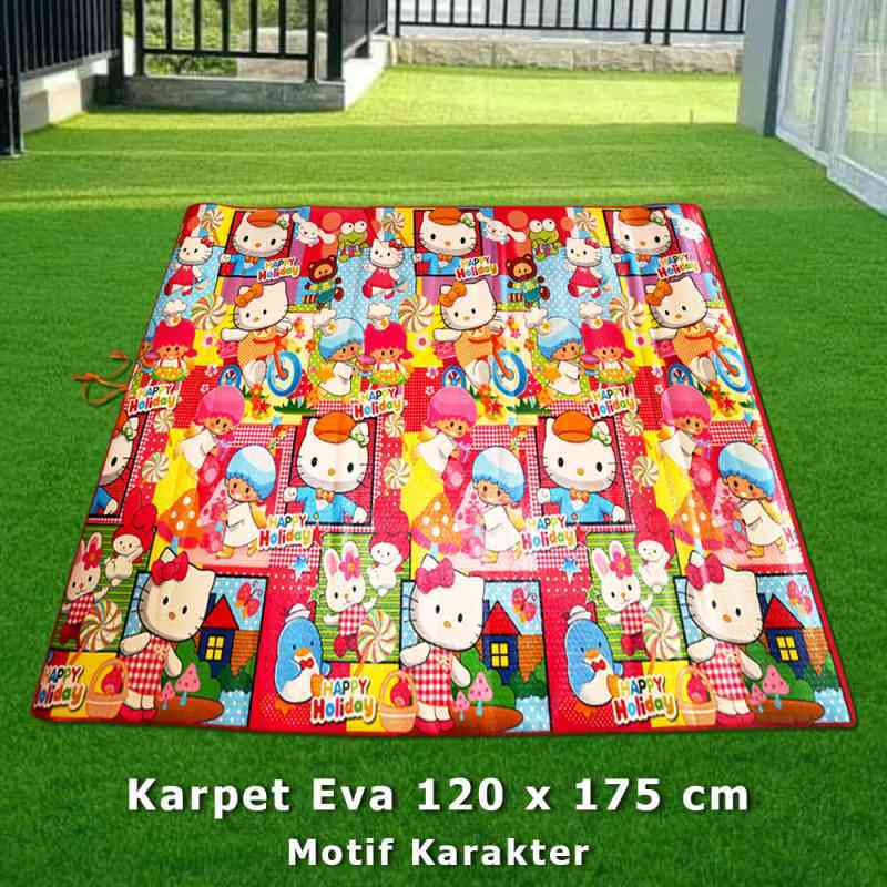 Jual PR - Karpet Tikar Eva Tipis Multifungsi Ukuran 120 x 200 cm Tahan ...