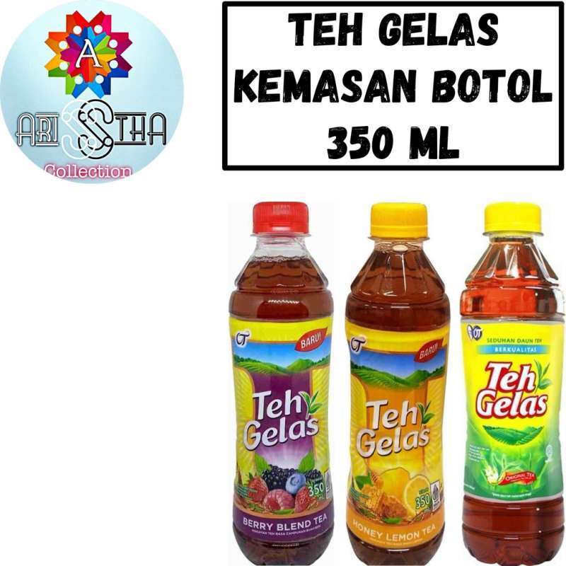 Jual Teh Gelas Kemasan Botol Pet 350 ML Melati Berry dan Honey Lemon di ...