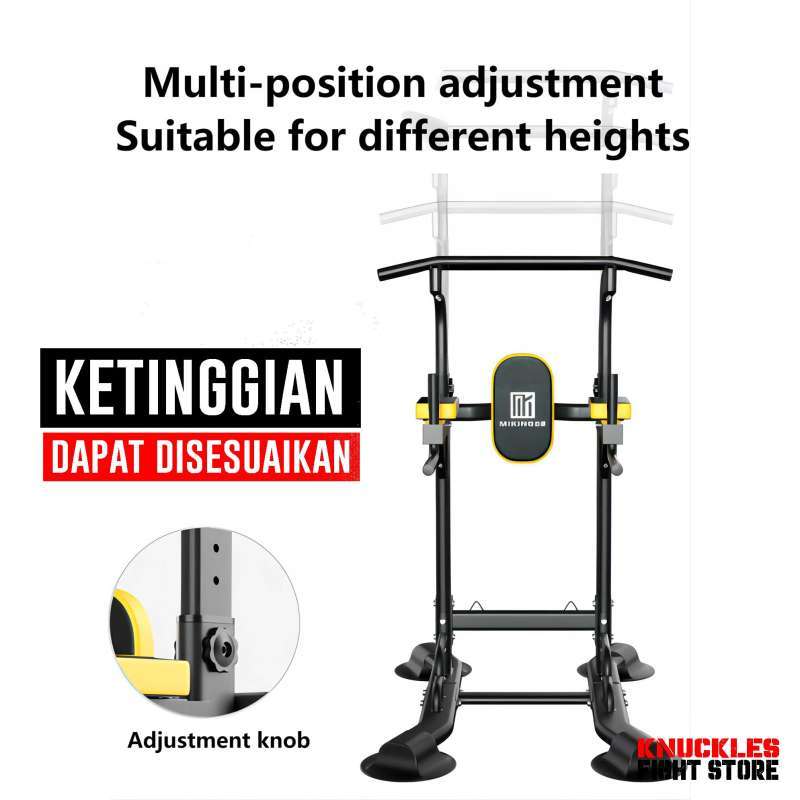Jual Home Gym Pull Up Tower Bar Dip Station Parallel Bars Horizontal ...