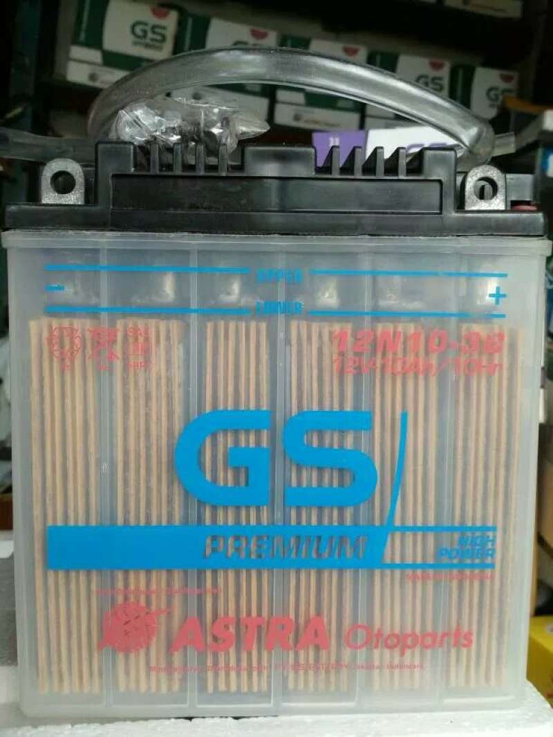 Jual Aki / Accu Basah Gs Astra 12n10-3b Untuk Vespa Px-150 Excell, Triseda Terbaik Di Seller ...