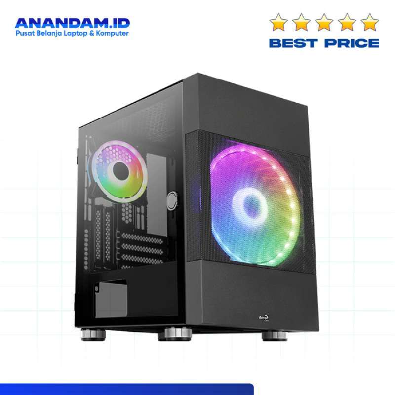 Jual Casing AEROCOOL ATOMIC V2 - ARGB MINI TOWER Gaming PC Case di ...