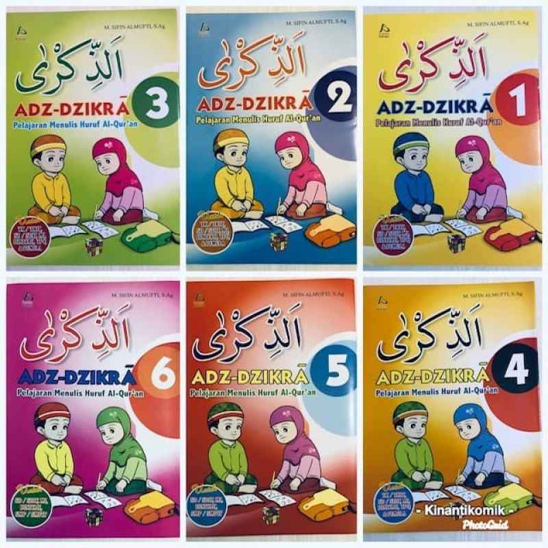 Jual Pelajaran Menulis Huruf Al Quran Adz Zikra (Isi 6 buku) di Seller Pilihan Shop - Harapan ...
