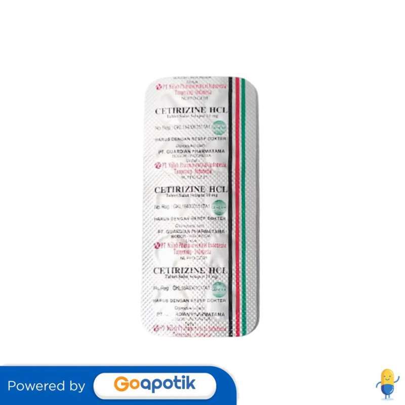 Jual Cetirizine Nulab 10 Mg Strip 10 Tablet Di Seller Apotek Meta ...