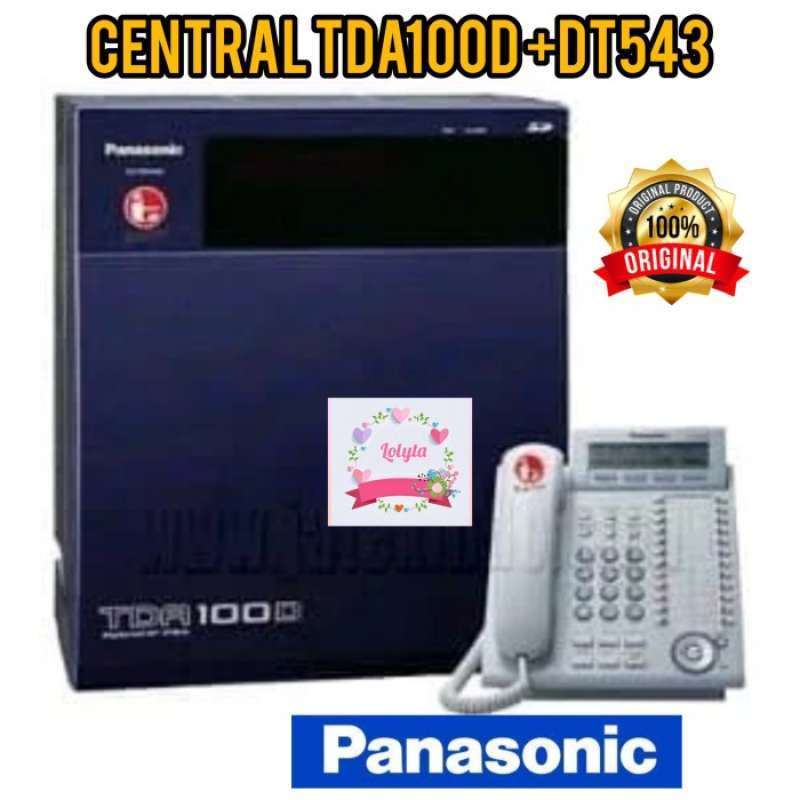 Promo Panasonic PABX KX-TDA100D ( Kapasitas 16 Line 20 Ext digital ...