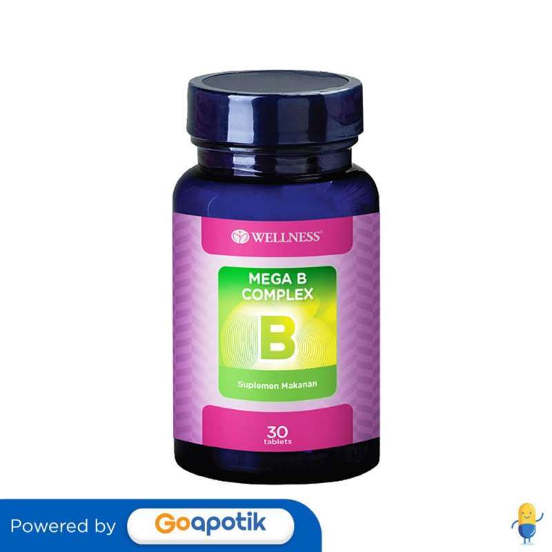 Jual WELLNESS MEGA B COMPLEX BOTOL 30 TABLET di Seller Apotek Pasti ...