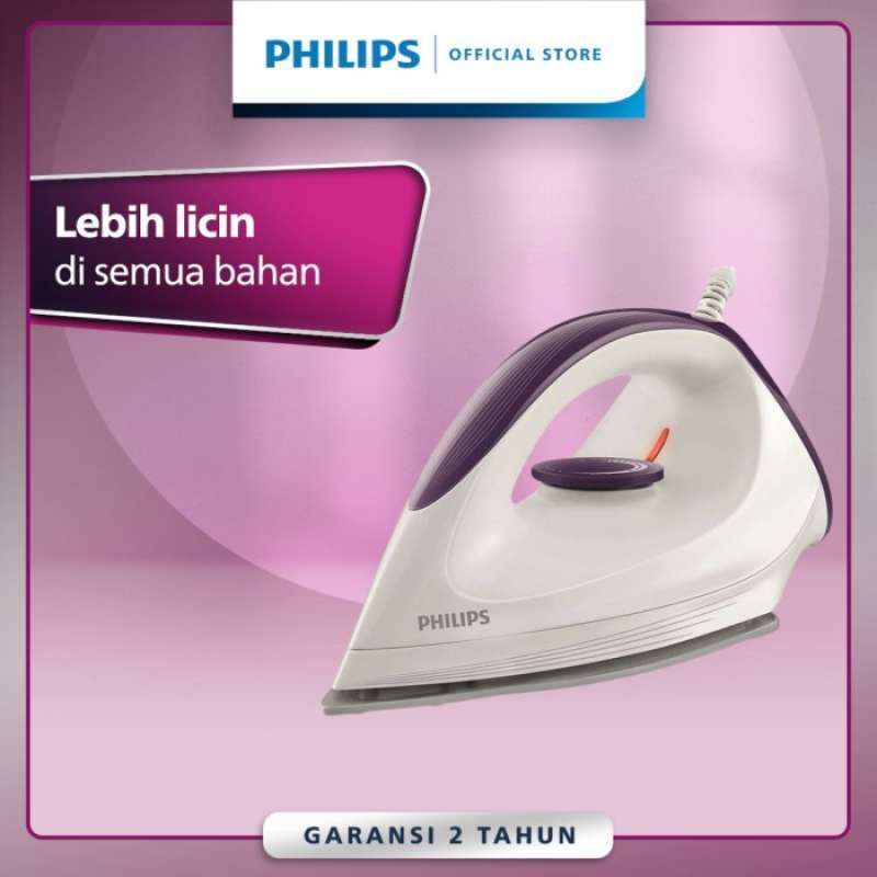 Promo Philips Setrika Kering Afinia GC160/27 - Tapak Setrika DynaGlide ...