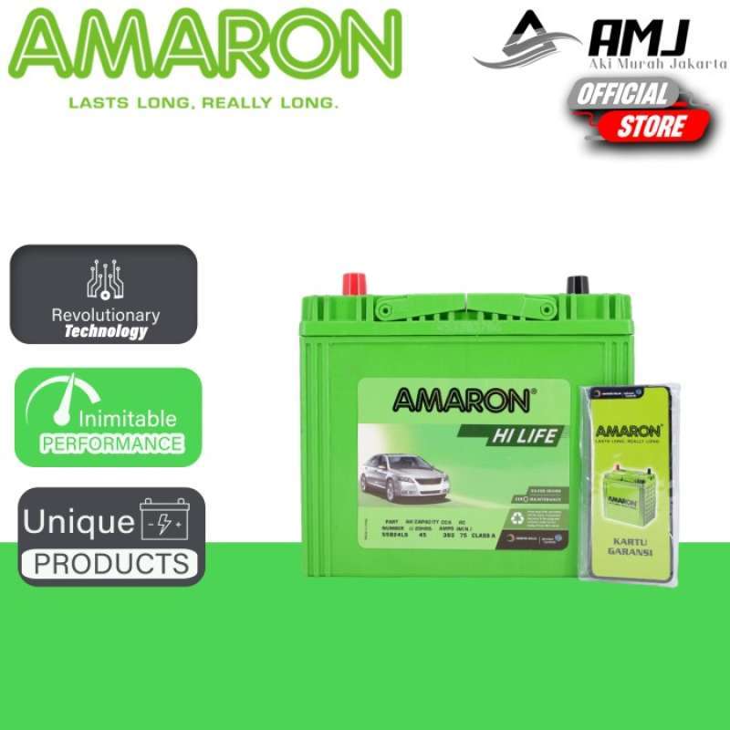Promo Promo Aki Mobil New Ns60Ls / 55B24Ls Amaron Hi-Life 12V / 45Ah ...