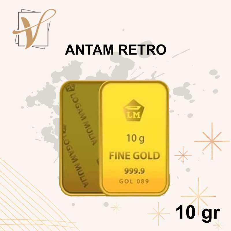 Jual Antam Retro 10 Gr Model Terbaru Asli - Harga Terbaru Update Hari ...
