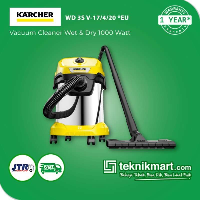 Promo Karcher Wd 3 S V-17/4/20 *Eu Vacuum Cleaner Wet & Dry Diskon 3% di Seller SN Market ...