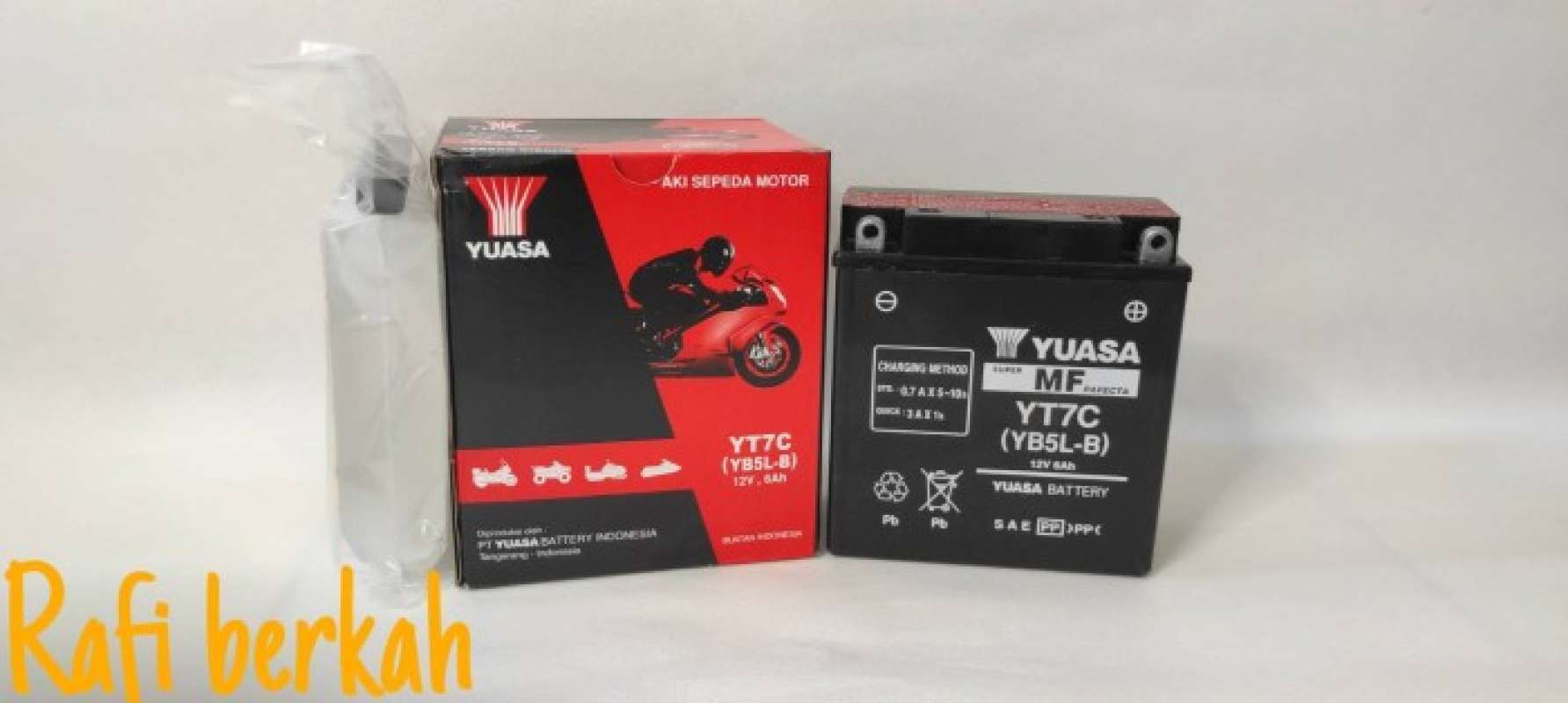 Jual Aki Motor Honda Astrea Grand, Supra 100 Series Yuasa Yt7c Mf 6ah Di Seller Terpercaya Shop ...