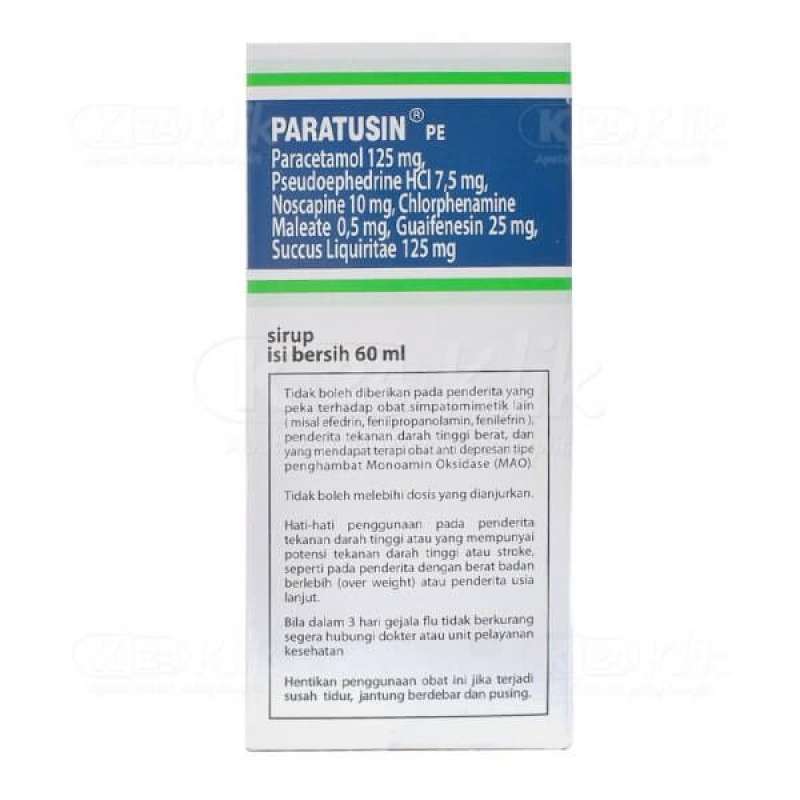 Jual Paratusin Sirup 60 Ml (1 Pcs) Di Seller K24 Klik Official Store ...