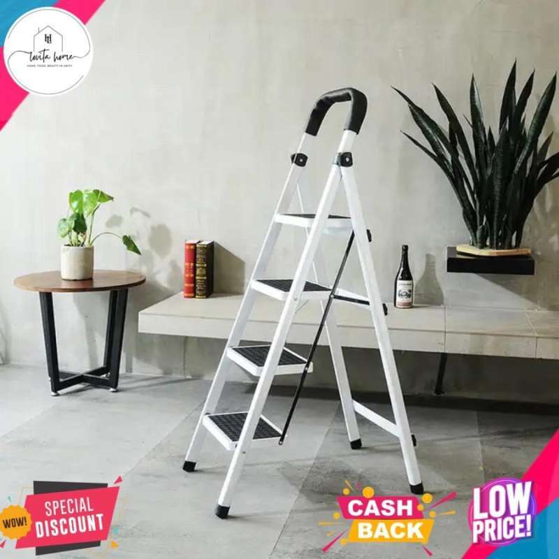 Jual Tangga Besi Lipat KOKOH 3 4 5 Tingkat Household Steel Ladder ...