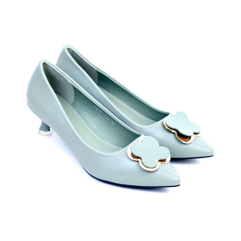 Promo Sepatu Heels Clarette Zetana Green Hijau Diskon 58% Di Seller ...