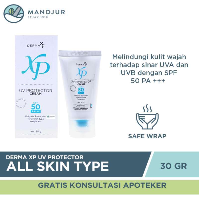 Jual Derma Xp Uv Protector Cream Spf 50 - Sunscreen Dan Antioksidan Di ...