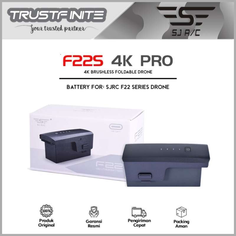 Jual Baterai SJRC F22S / F22 S / F22 PRO 4K Battery Original Garansi ... Jual Baterai SJRC F22S / F22 S / F22 PRO 4K Battery Original Garansi ...