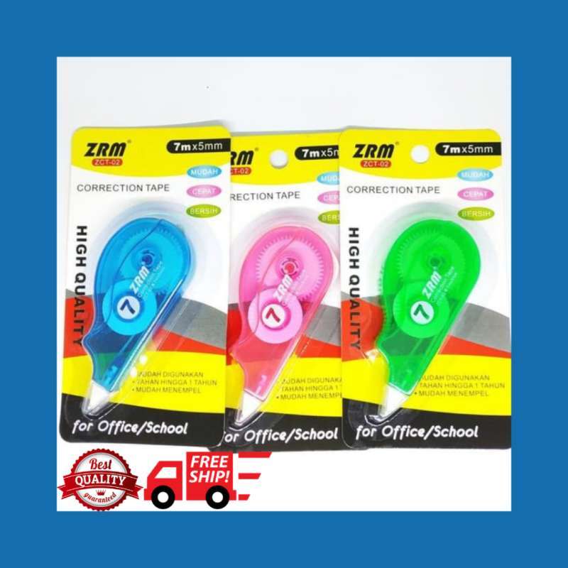 Jual Correction Tape Zrm Zct-02 Di Seller O'smart Stationery Demang ...
