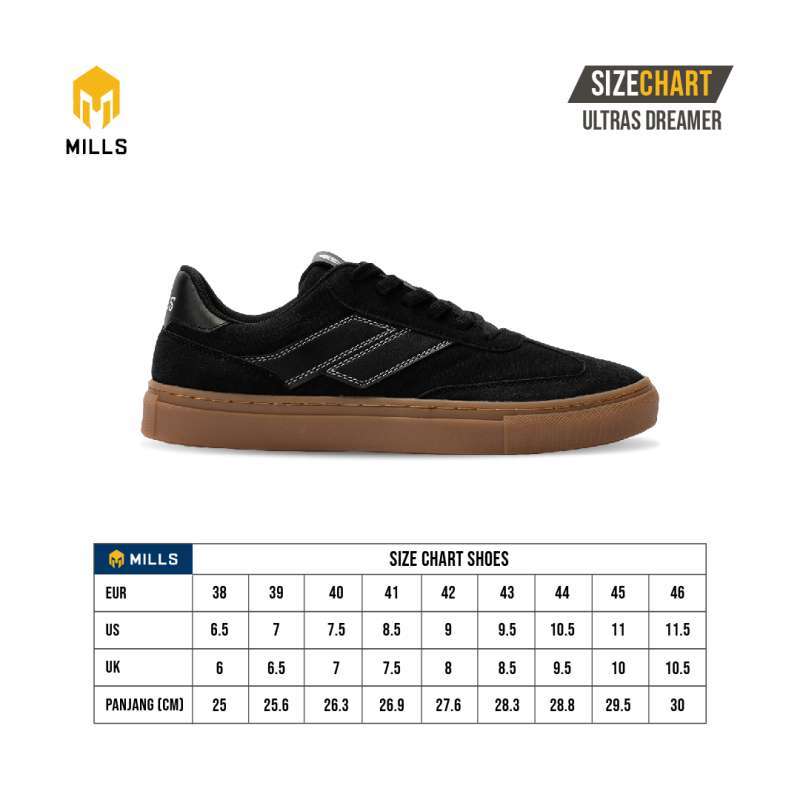 Jual Mills Sepatu Ultras Dreamer Black / Gum 9701304 - 40 Di Seller ...