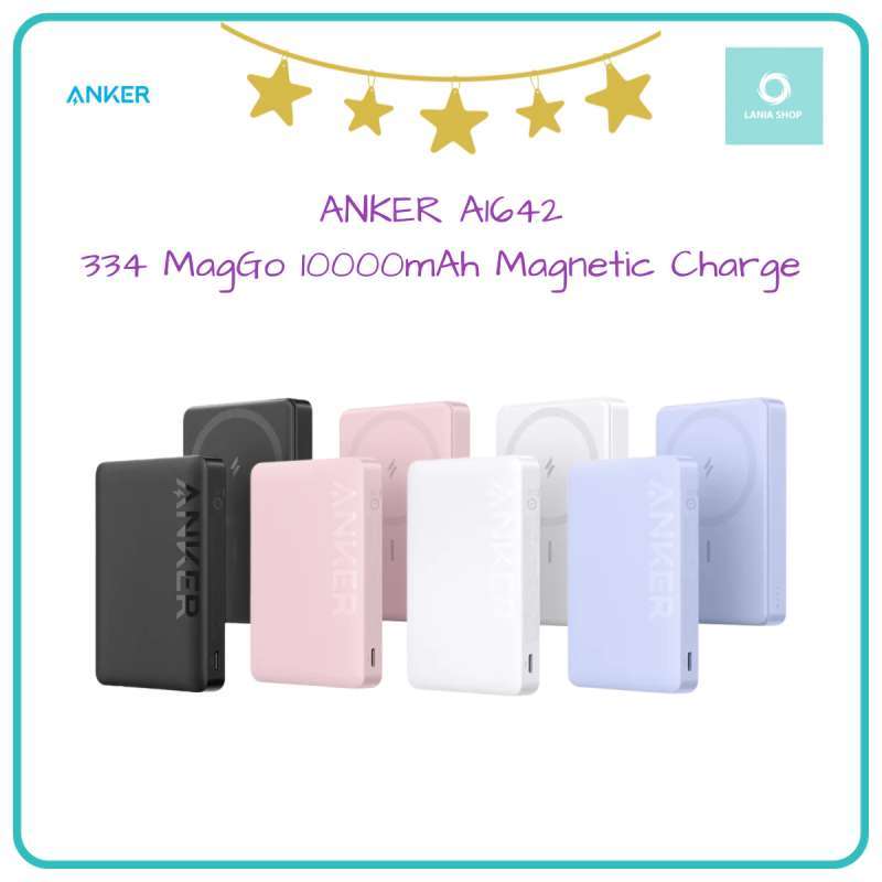 Jual ANKER A1642 - 334 MagGo Battery PowerCore 10K 10000mAh Magnetic ...